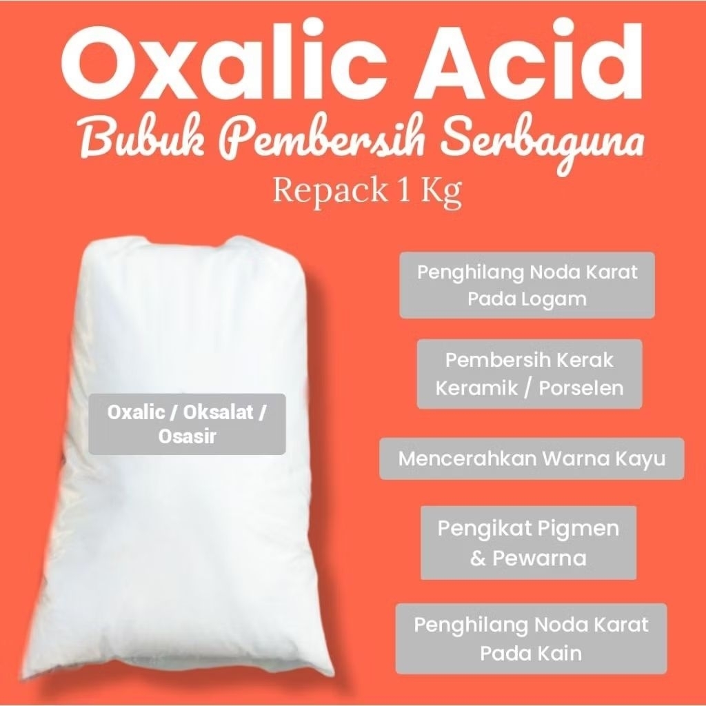 Jual Oxalic Acid / Oksalat / Osasir Pembersih Kerak 1 kg | Shopee Indonesia