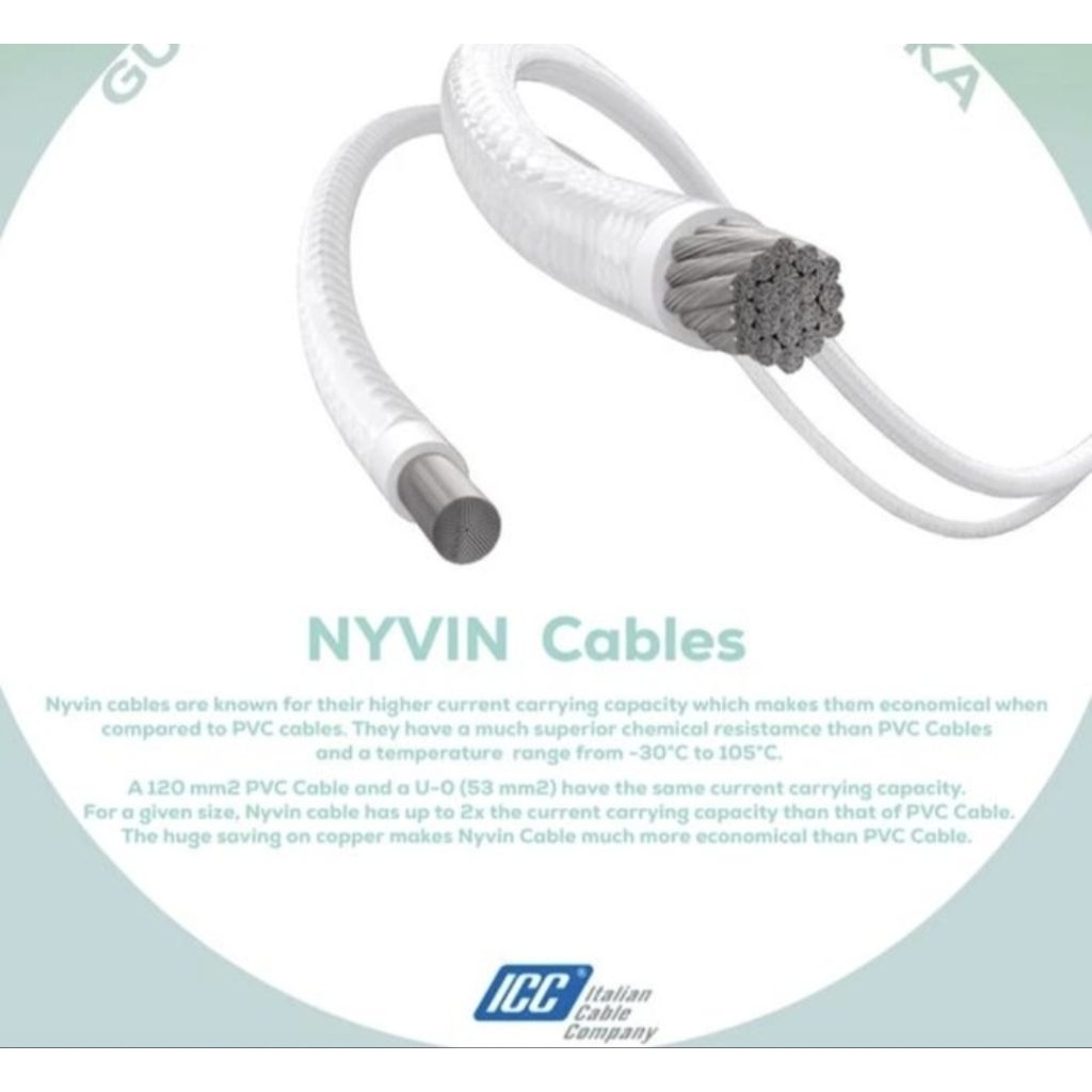 Jual Kabel Tahan Panas FIRST CABLE 100meter / Nivin Nyvin SIAF GL 2.5 ...
