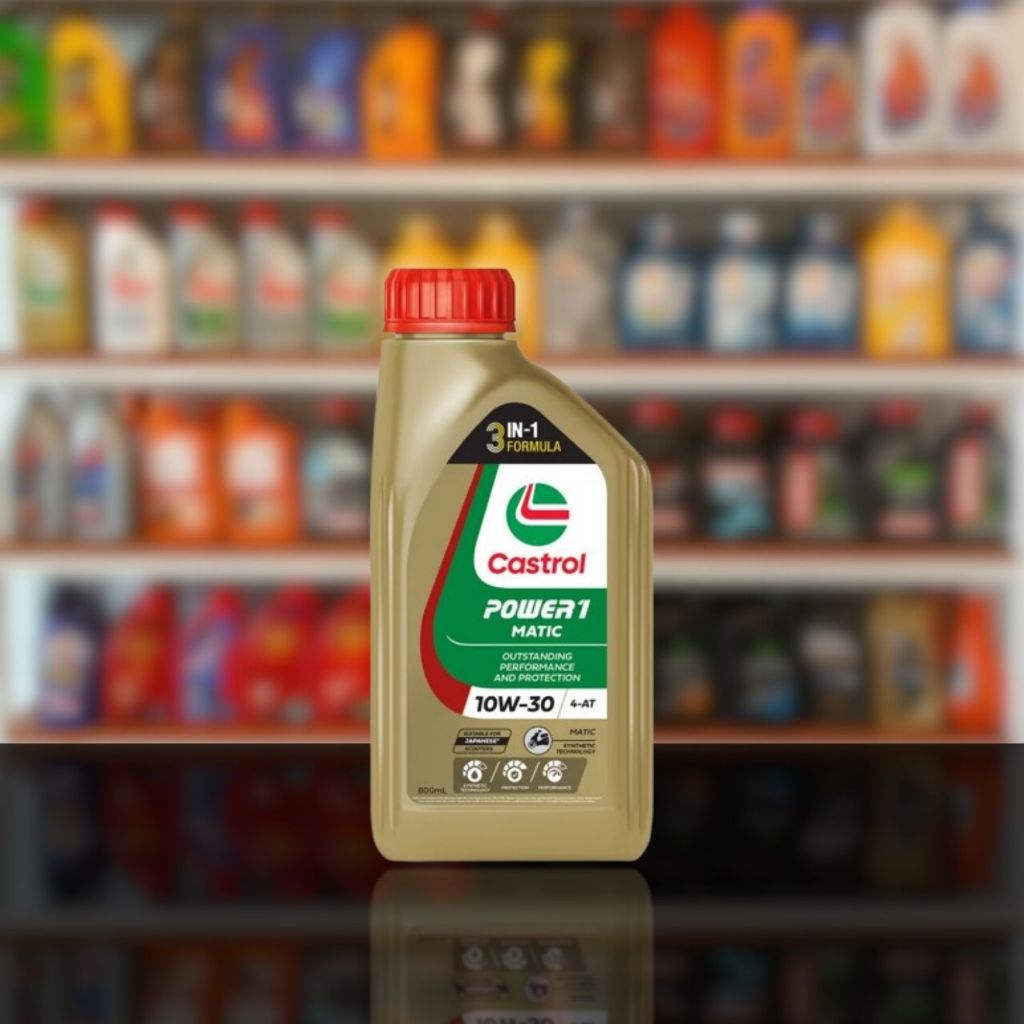 Jual Oli Castrol Power 1 Matic 10W-40 0.8L 800ml | Shopee Indonesia