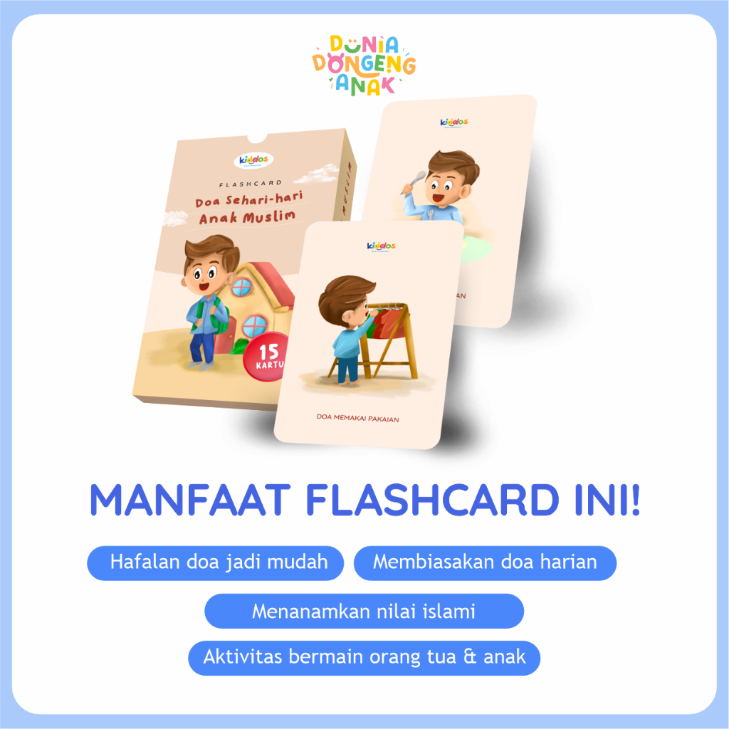 Jual FLASHCARD MAINAN EDUKATIF KARTU BELAJAR ANAK ISLAMI USIA 2-5 TAHUN ...