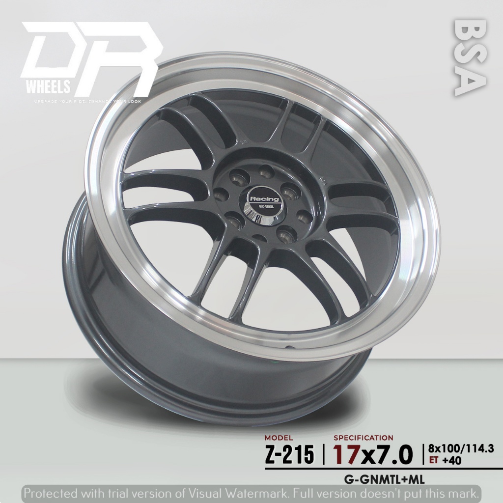 Jual Velg mobil model rpf1 ring 17 lebar 7 hole 4x100 dan 4x114,3 et 40 ...