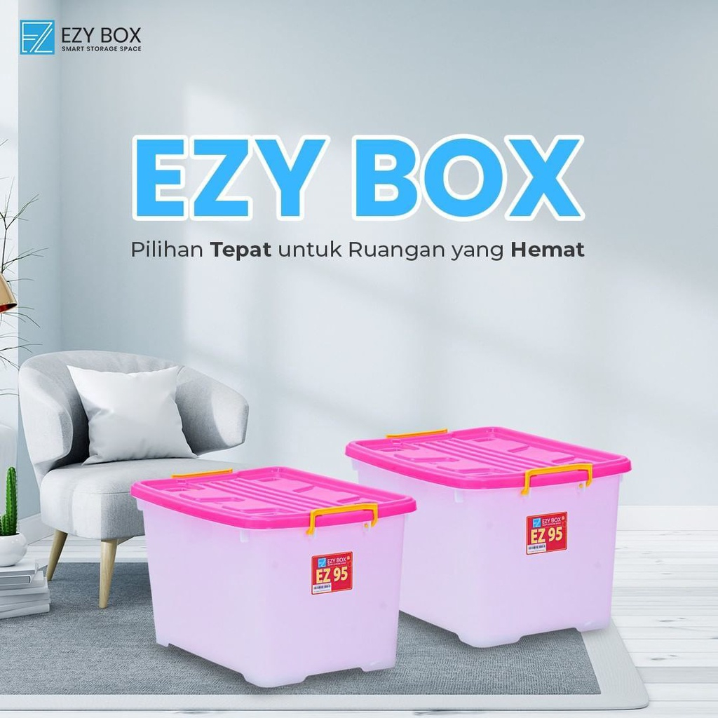 Jual EZY 95 lt Box Container Box Besar Murah Jumbo Ezy 95 lt | Shopee ...