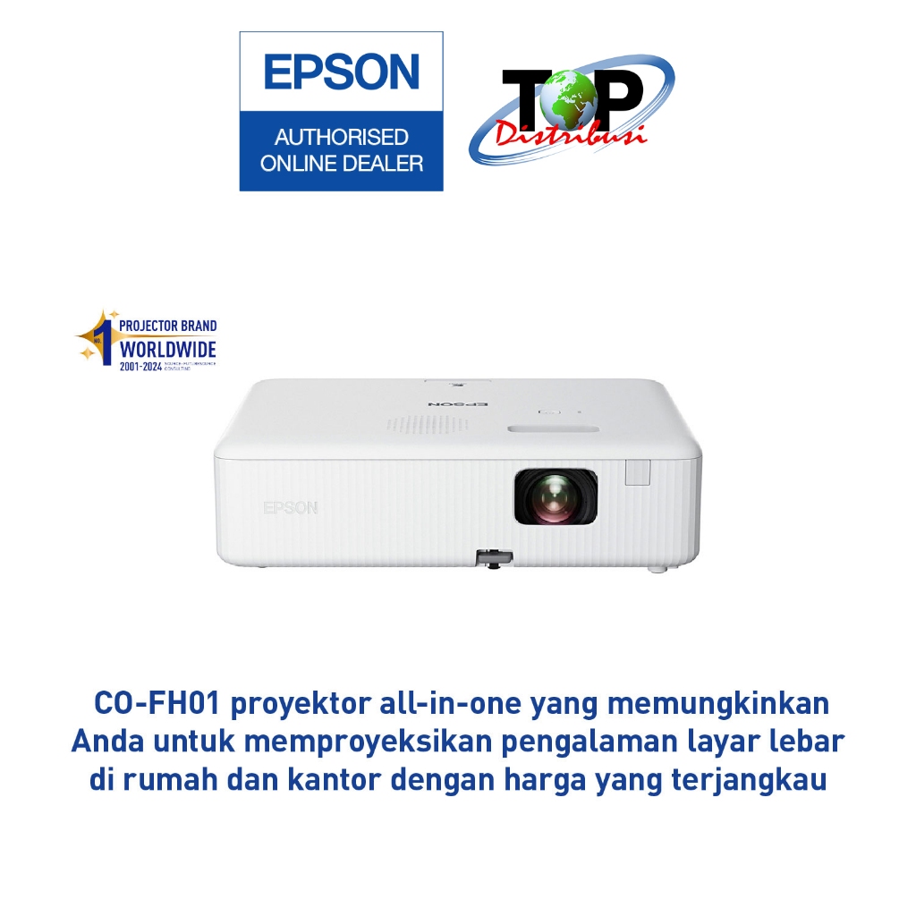 Jual Projector EPSON CO-FH01 FULL HD 3000Lumens - Proyektor EPSON CO ...