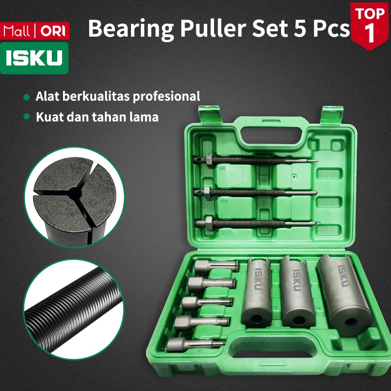 Jual ISKU Bearing Puller Set Disassembler Set 5 Pcs Bearing Puller Set ...
