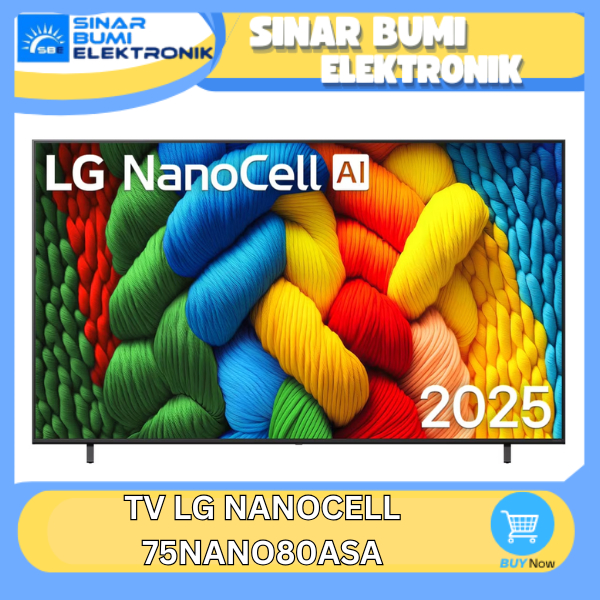 Jual LG 75NANO80ASA NanoCell AI Smart TV 4K Uhd 75 Inch - 75NANO80 / NANO80 | Shopee Indonesia