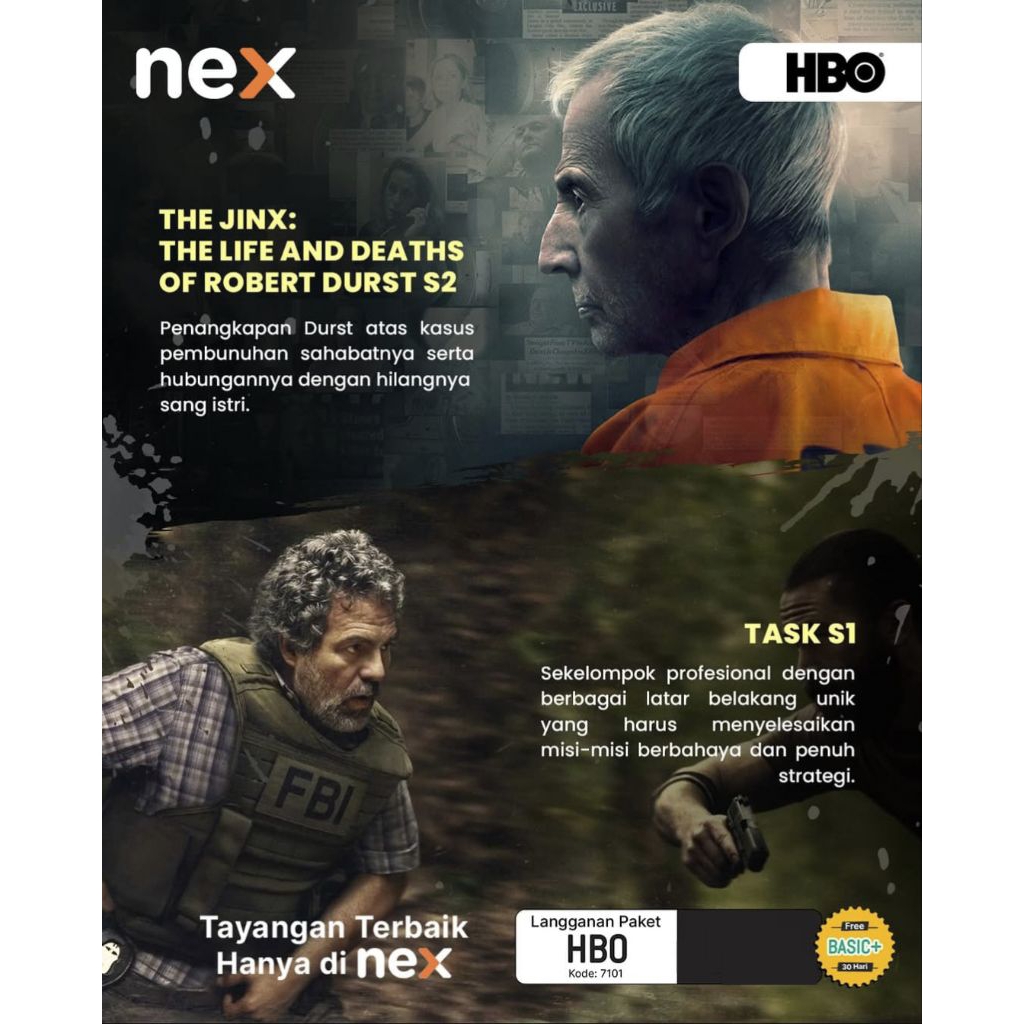 Jual Voucher Paket HBO Nex Parabola Matrix Garuda 180/360 Hari | Shopee ...