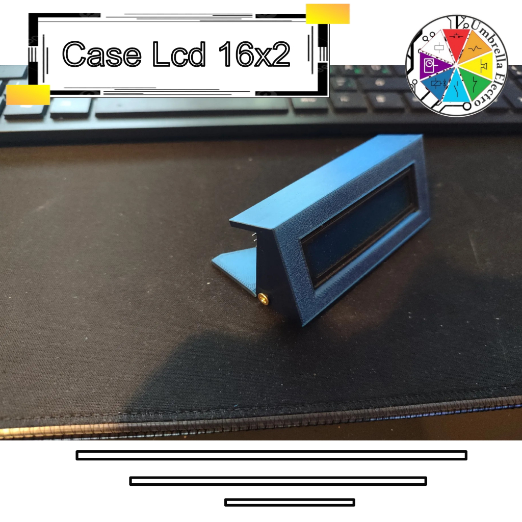 Jual Case LCD 16x2 Arduino Modul mount lcd 16x2 Casing 16x2 LCD 3D ...