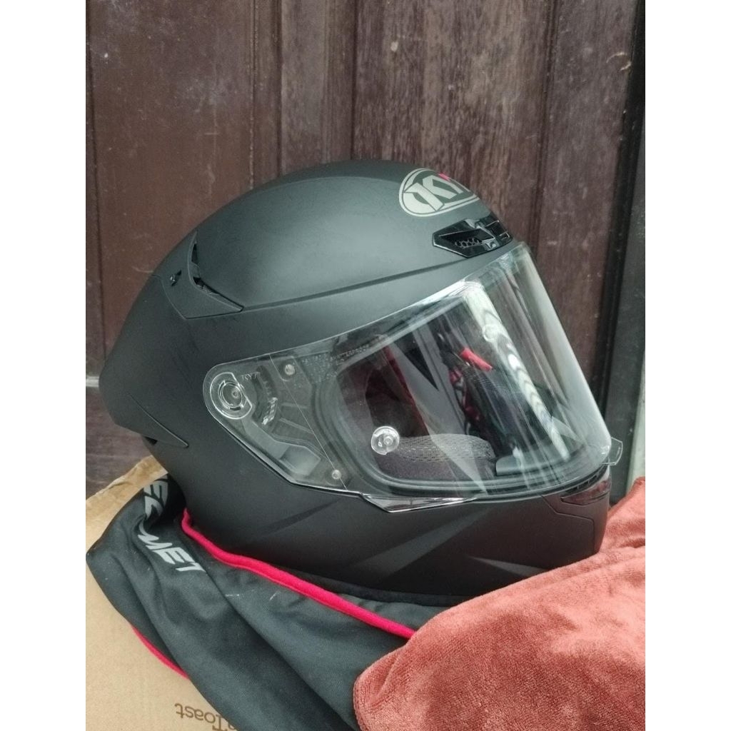 Jual Helm kyt tt course black doff | Shopee Indonesia