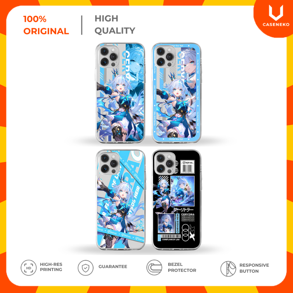 Jual Cerydra Custom Phone Case HP Honkai Star Rail HSR Caseneko iPhone ...