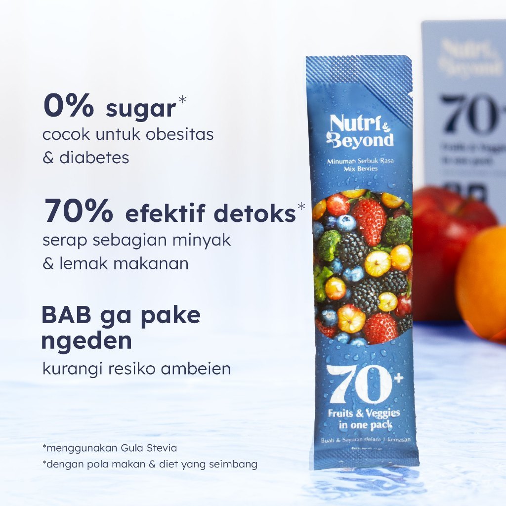 Jual Nutri & Beyond 4 Sachet - Fiber Drink Diet Detox Pelangsing Rasa ...