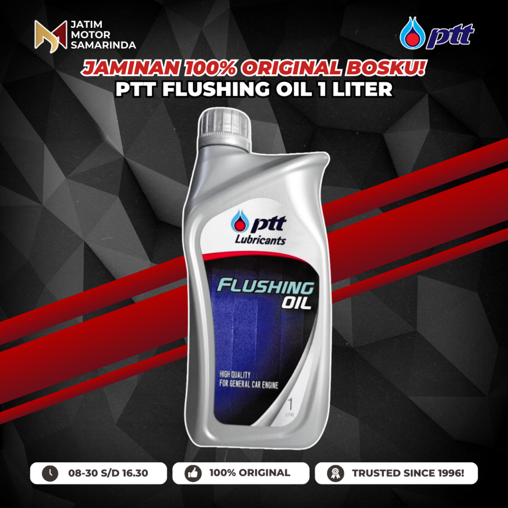 Jual Oil PTT Thailand Flushing Oil Engine Flush Mobil Motor 1 Liter ...