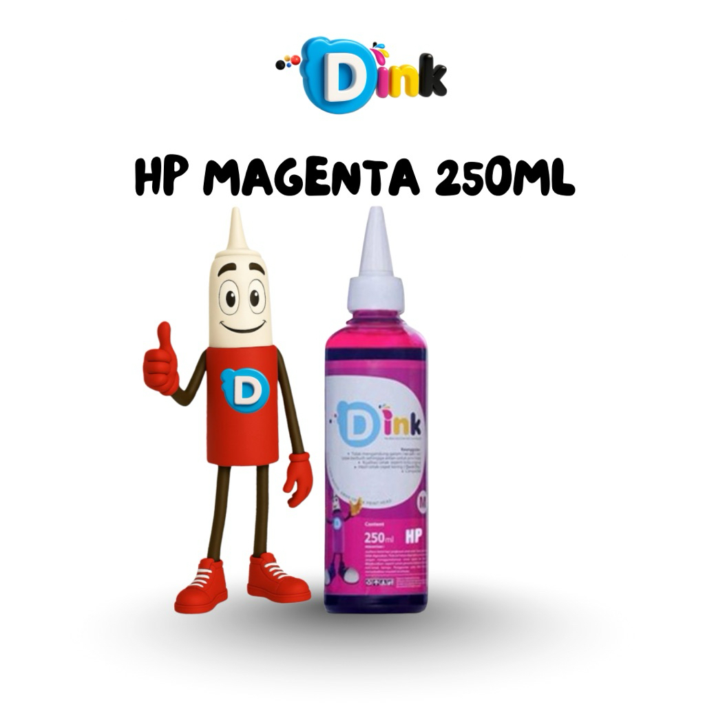 Jual Tinta Printer Dink Seri Hp 250ml Magenta DCP Smart Tank ...