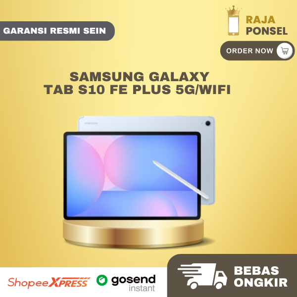 Jual Samsung Galaxy Tab S10 FE Plus 5G/WiFi 12/256GB, Garansi SEIN ...