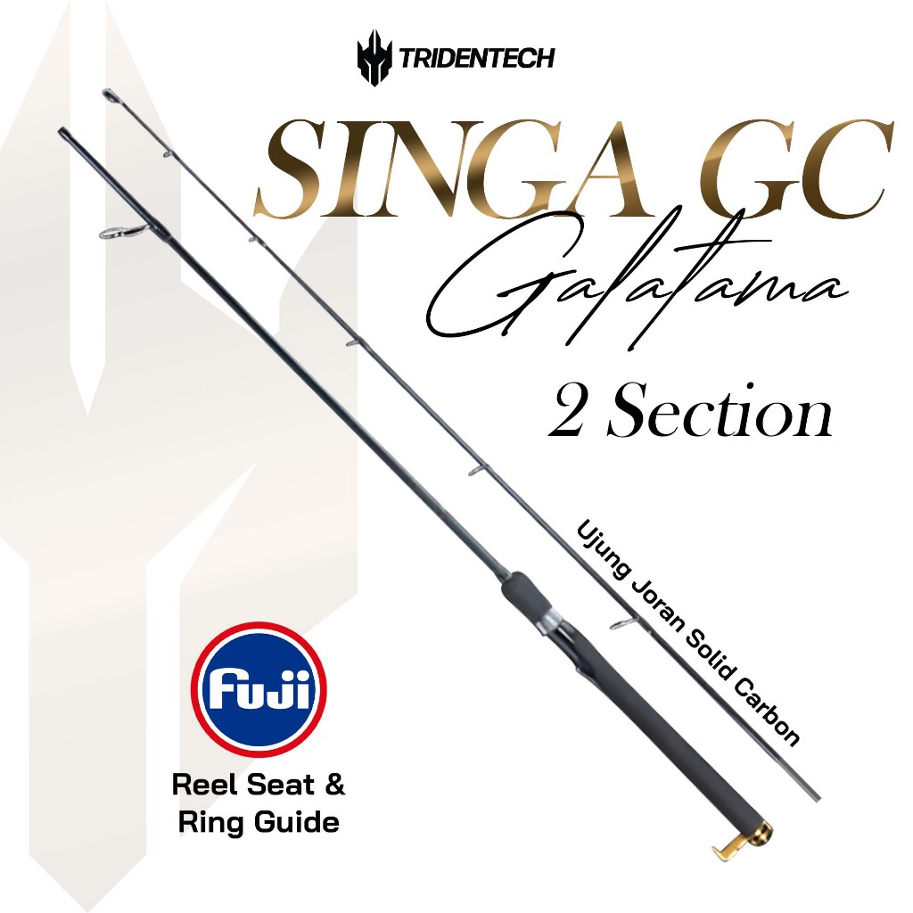 Jual Joran Tridentech Singa GC | Joran Galatama Solid Carbon Top Ring ...