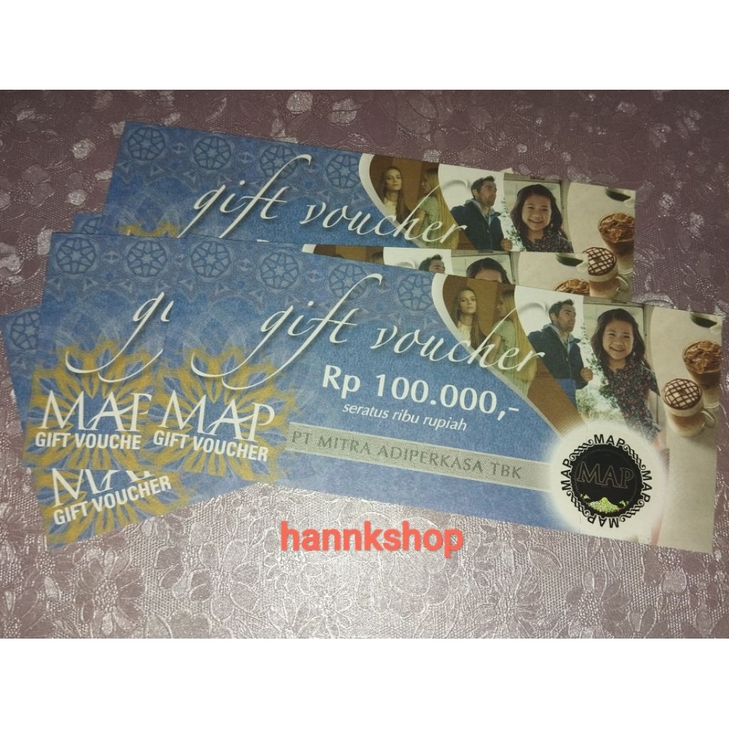 Jual VOUCHER BELANJA MAP PECAHAN 100 RIBU ORI | Shopee Indonesia