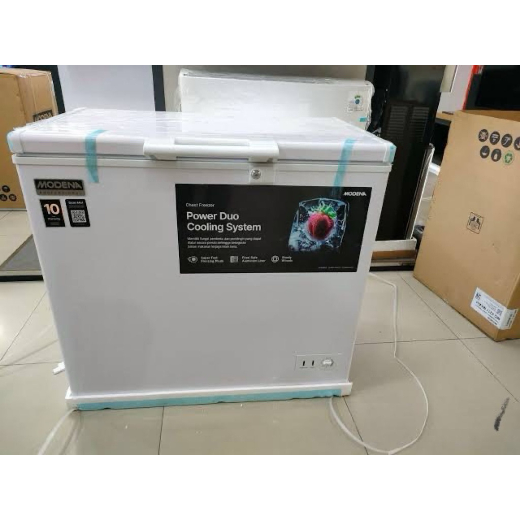 Jual Box freezer 200 liter modena md0211mawh chest freezer 200 liter ...