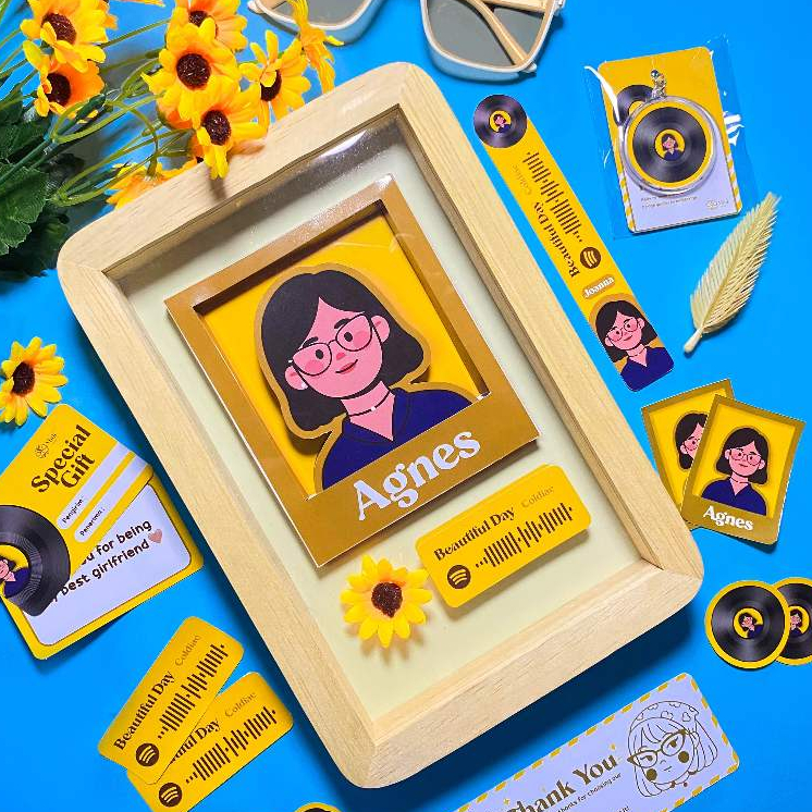 Jual SCRAP FRAME ILUSTRASI | KADO CUSTOM SCRAPFRAME, POP UP FRAME ...