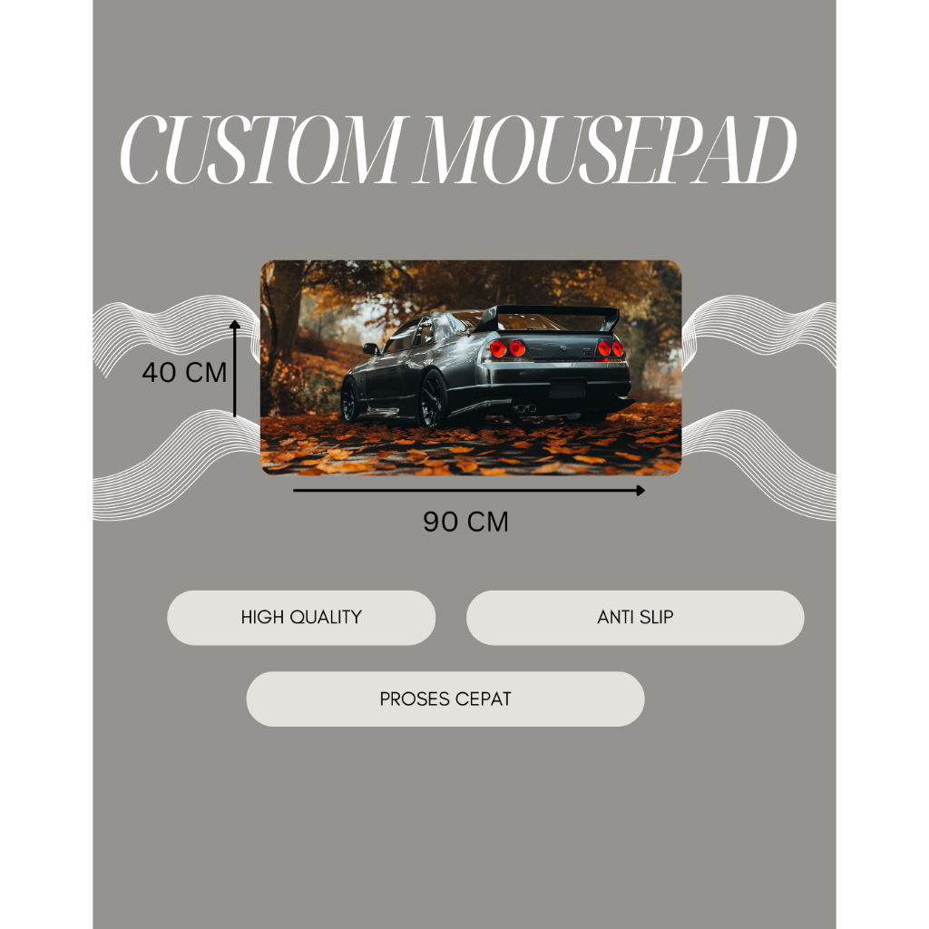 Jual Custom Gaming Mousepad Premium/ Mouse pad DIY/Custom Mousepad ...