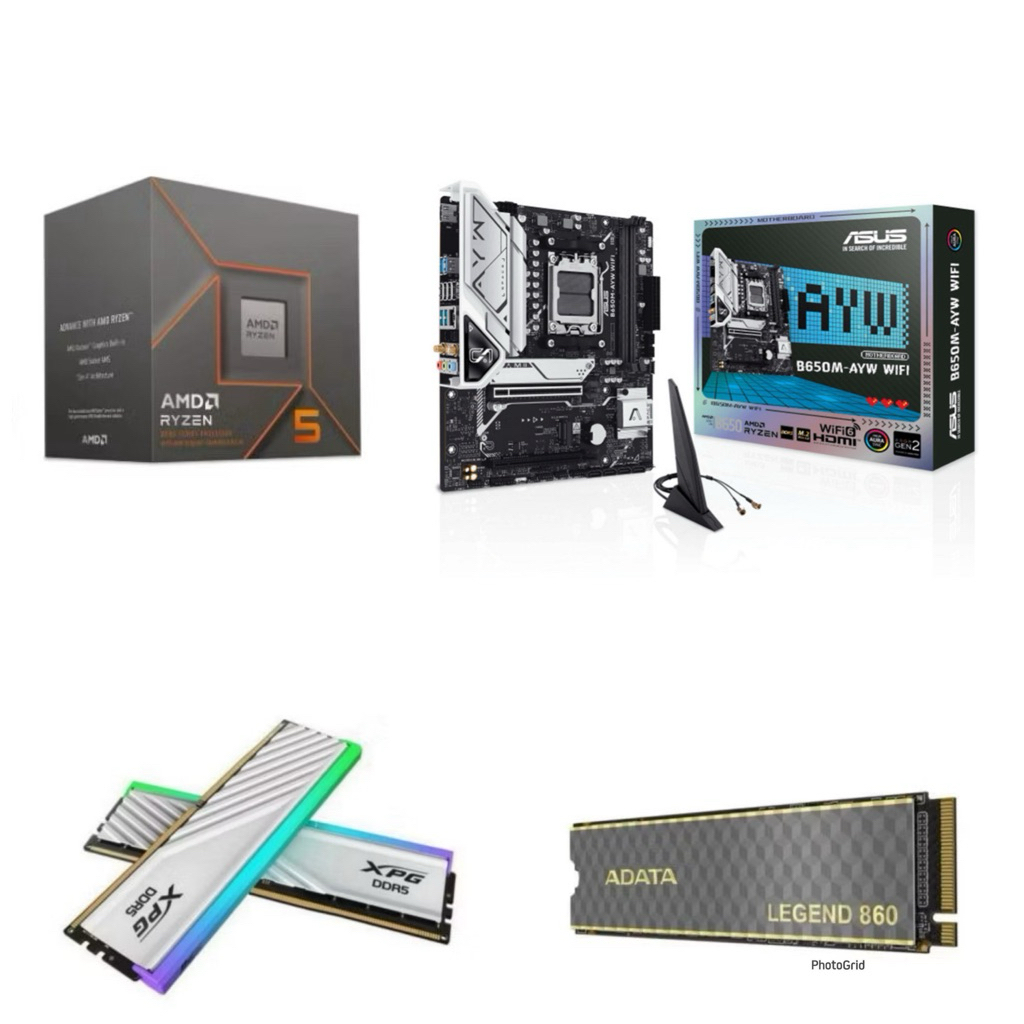 Jual Paket Processor Gaming AMD RYZEN 5 8500G RAM DDR5 32GB B650 WiFi ...