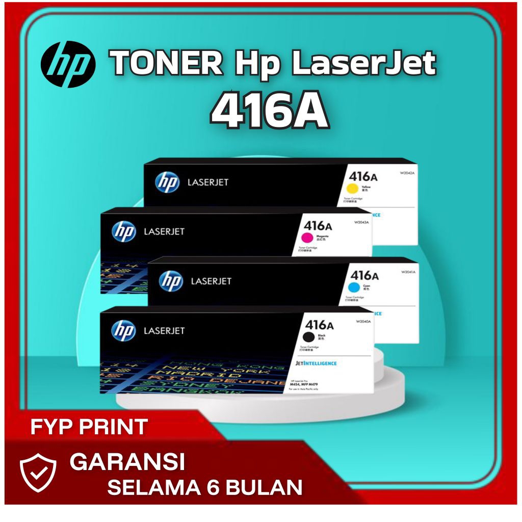 Jual Toner Hp LaserJet 416a black colour original | Shopee Indonesia