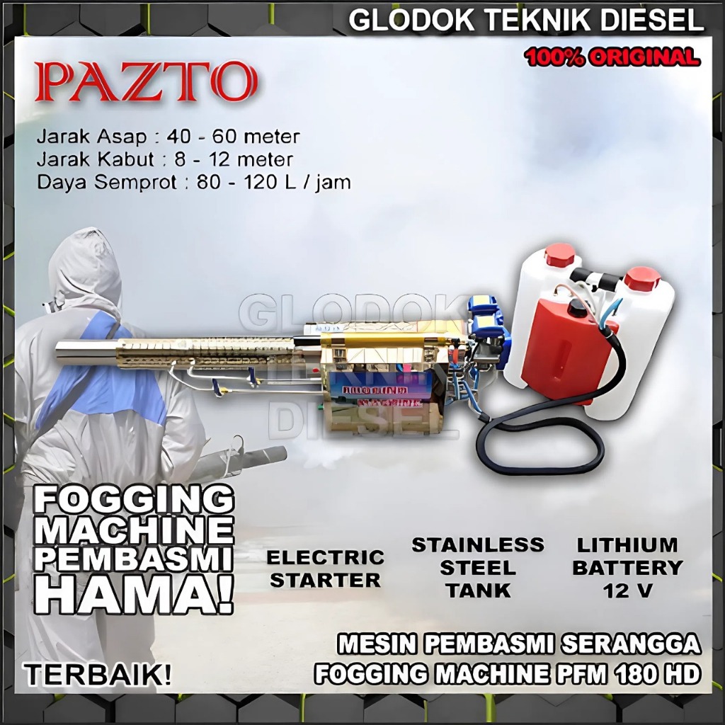 Jual Garansi 5 Tahun Mesin Fogging Alat Semprot Nyamuk Fogger-Foging ...