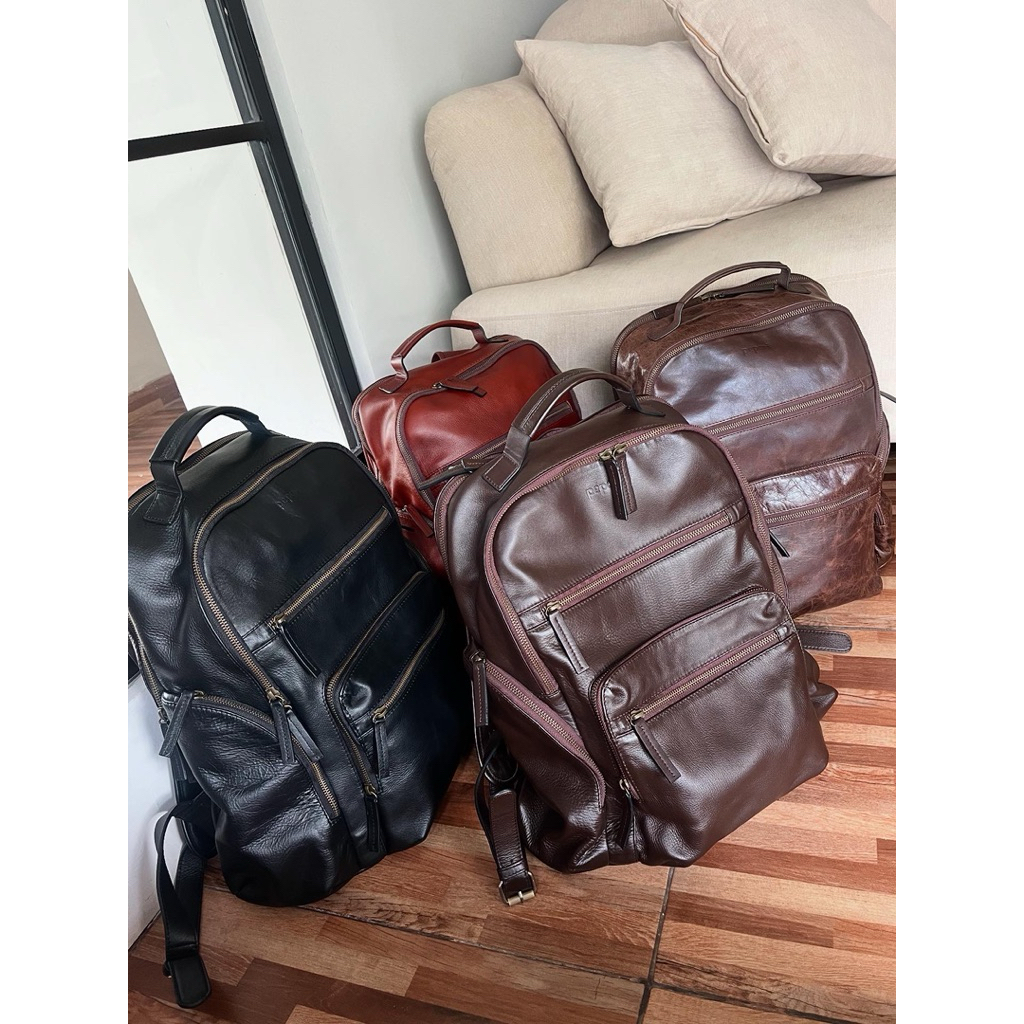 Jual Pepari Leather BackPack Kulit Sapi Asli PA - 166 | Shopee Indonesia