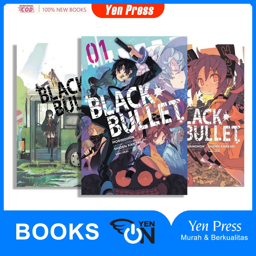 Jual Black Bullet Manga (4 book series) | Shopee Indonesia