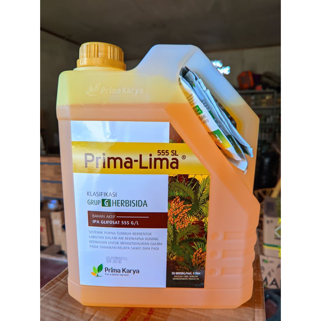 Jual Herbisida Prima-Lima 555 SL 4 Liter - Racun Rumput Sistemik ...