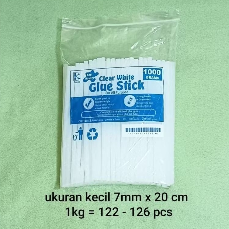 Jual refill lem tembak / lem bakar / lem lilin (kecil/besar) per 20kg ...