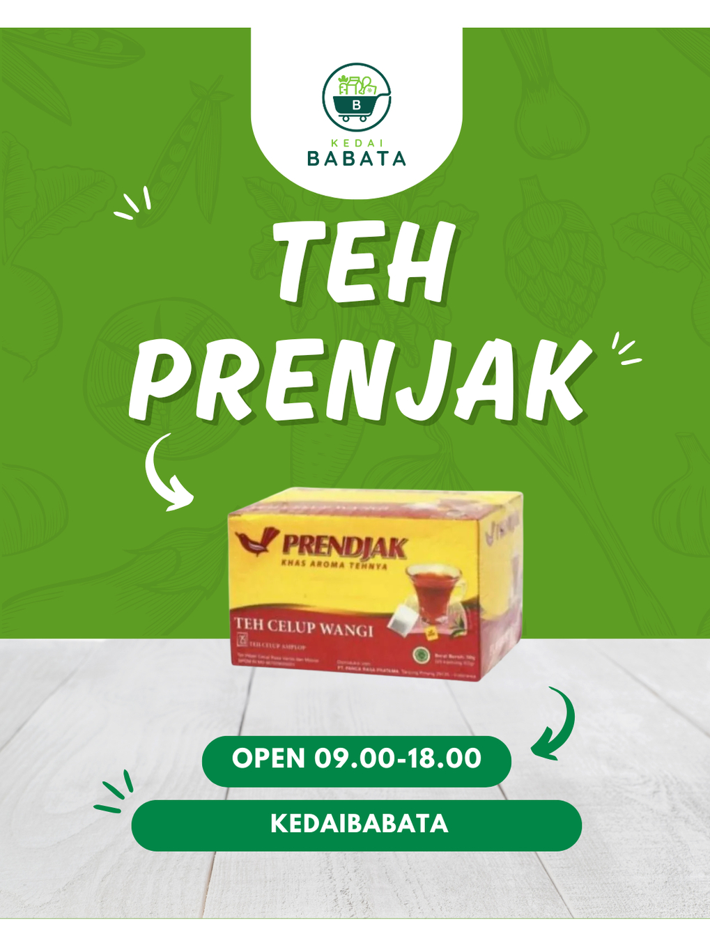 Jual Teh Celup Prenjak Kotak Isi 25 Kedai Babata Padang | Shopee Indonesia