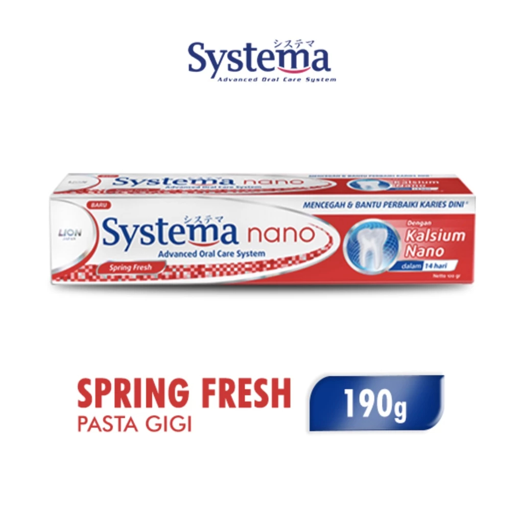 Jual Systema Pasta Gigi Spring Fresh Tube 190 gr Systema Merah Odol ...