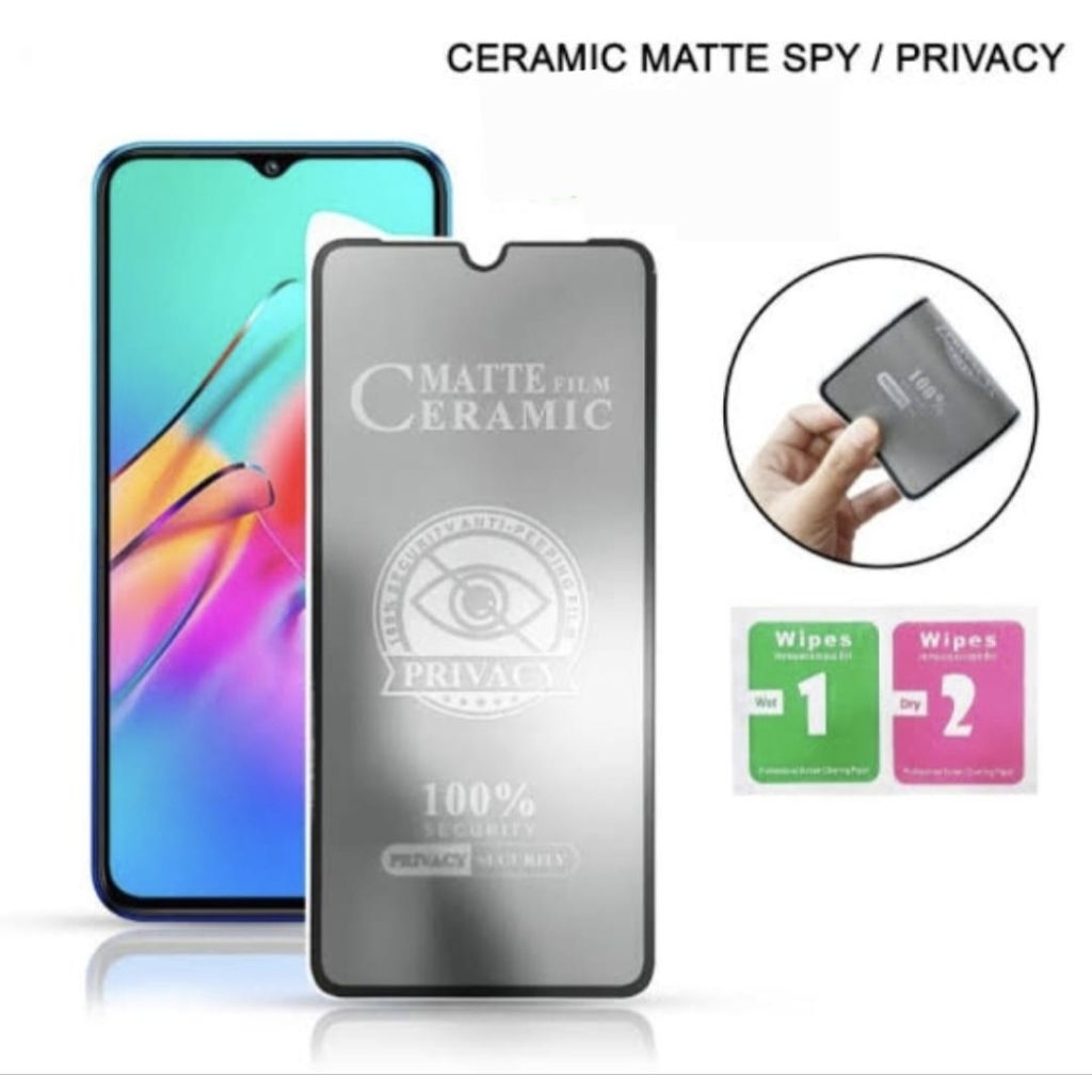 Jual Matte Ceramic Film Anti Gores Privacy Oppo | Shopee Indonesia