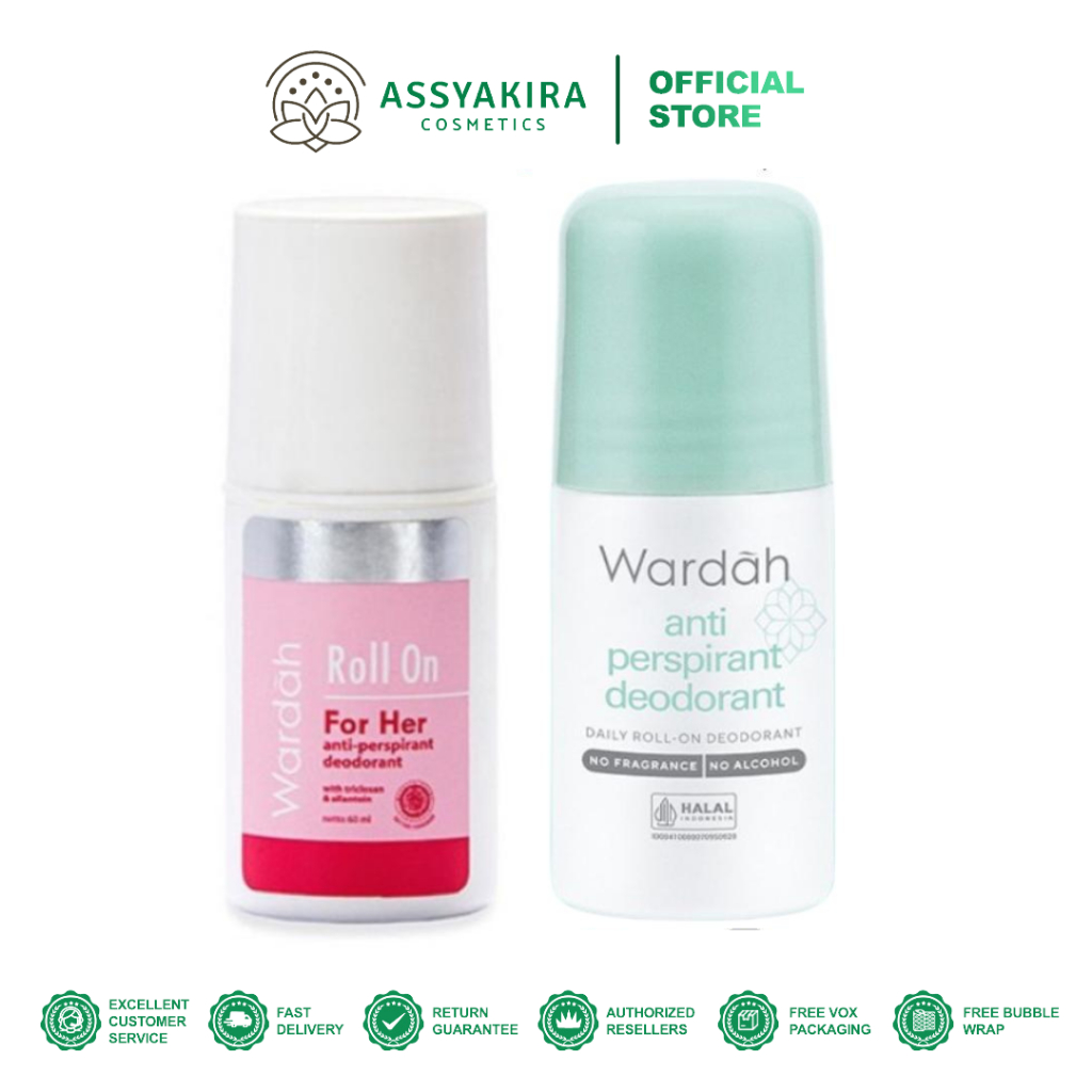 Jual Wardah Roll On For Her 60ml | Wardah Umrah & Hajj Anti-Perspirant ...