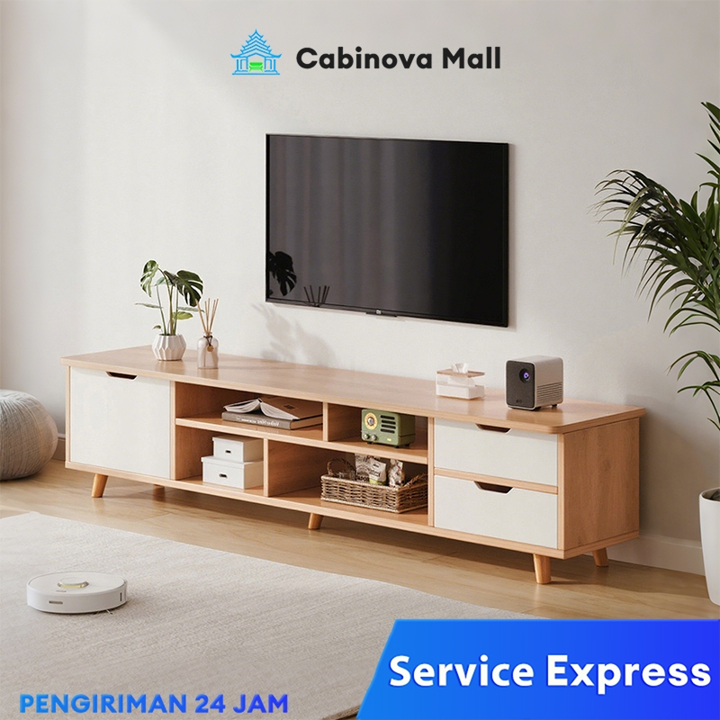 Jual Meja Tv 120CM Lemari TV Rak Tv Meja TV Kayu Murah Rak TV Minimalis Modern [ Garansi Lima ...