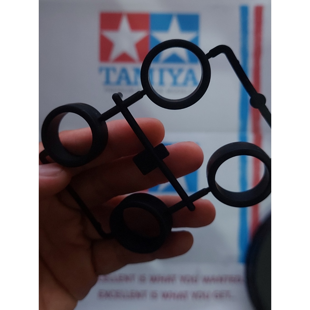 Jual Tamiya Ban Super Hard Rubber Black Tires | Shopee Indonesia