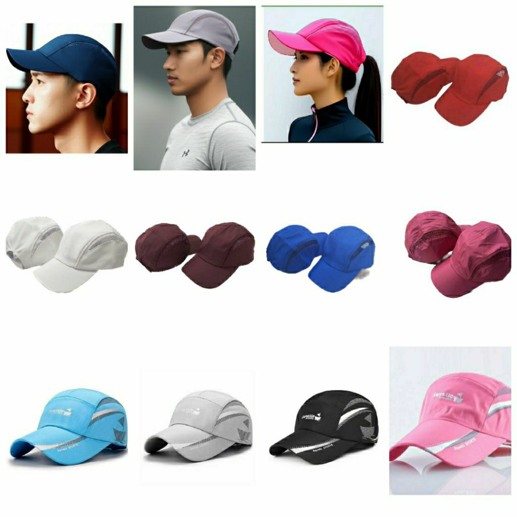 Jual topi perasut polos topi aquatic topi caddy golf pria wanita topi ...