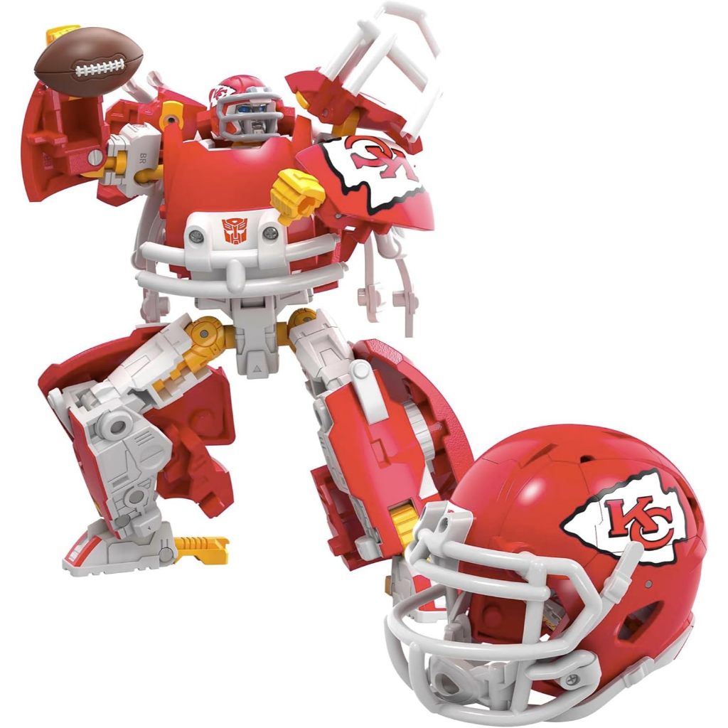 Jual Transformers NFL Kansas City Chiefs KC-59, 5.5-Inch Action Figure ...