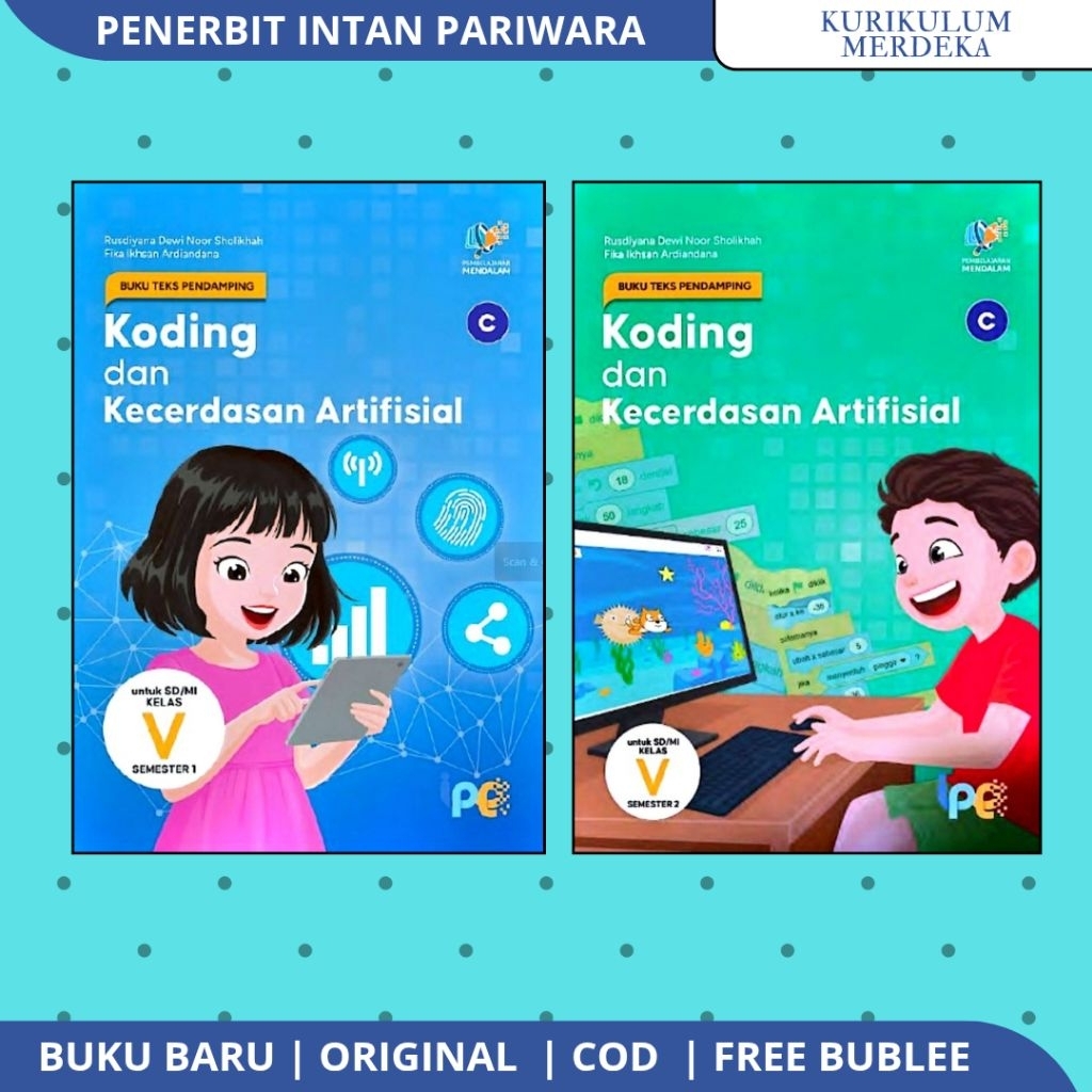 Jual Koding dan Kecerdasan Artifisial Untuk SD/ MI Kelas 5 Intan Pariwara | Shopee Indonesia