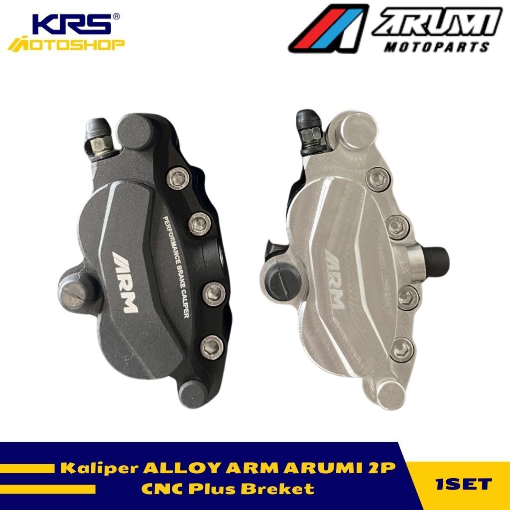 Jual Kaliper ALLOY ARM ARUMI 2P Billet CNC Plus Breket | Shopee Indonesia