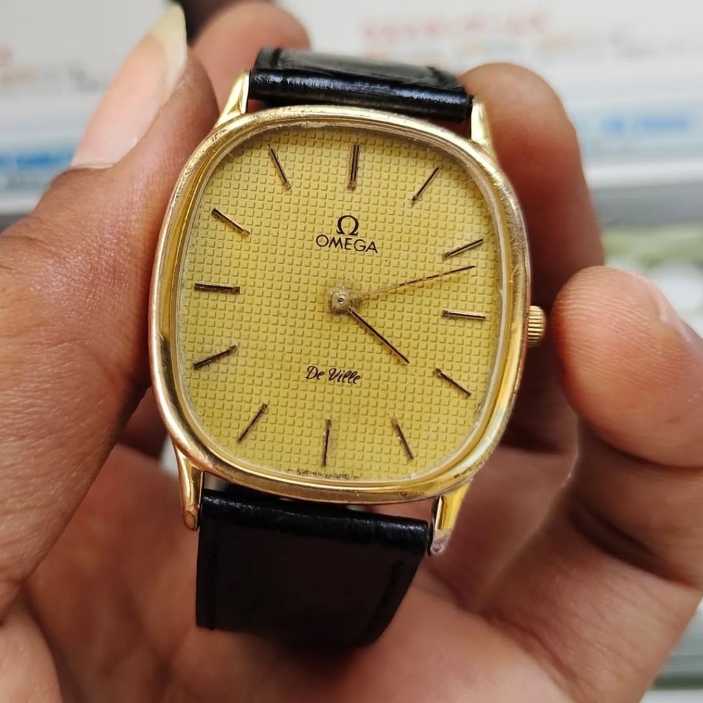 Jual Omega De Ville 111.0153 20 microns Cal. 625. Jam jadul bukan Cartier | Shopee Indonesia