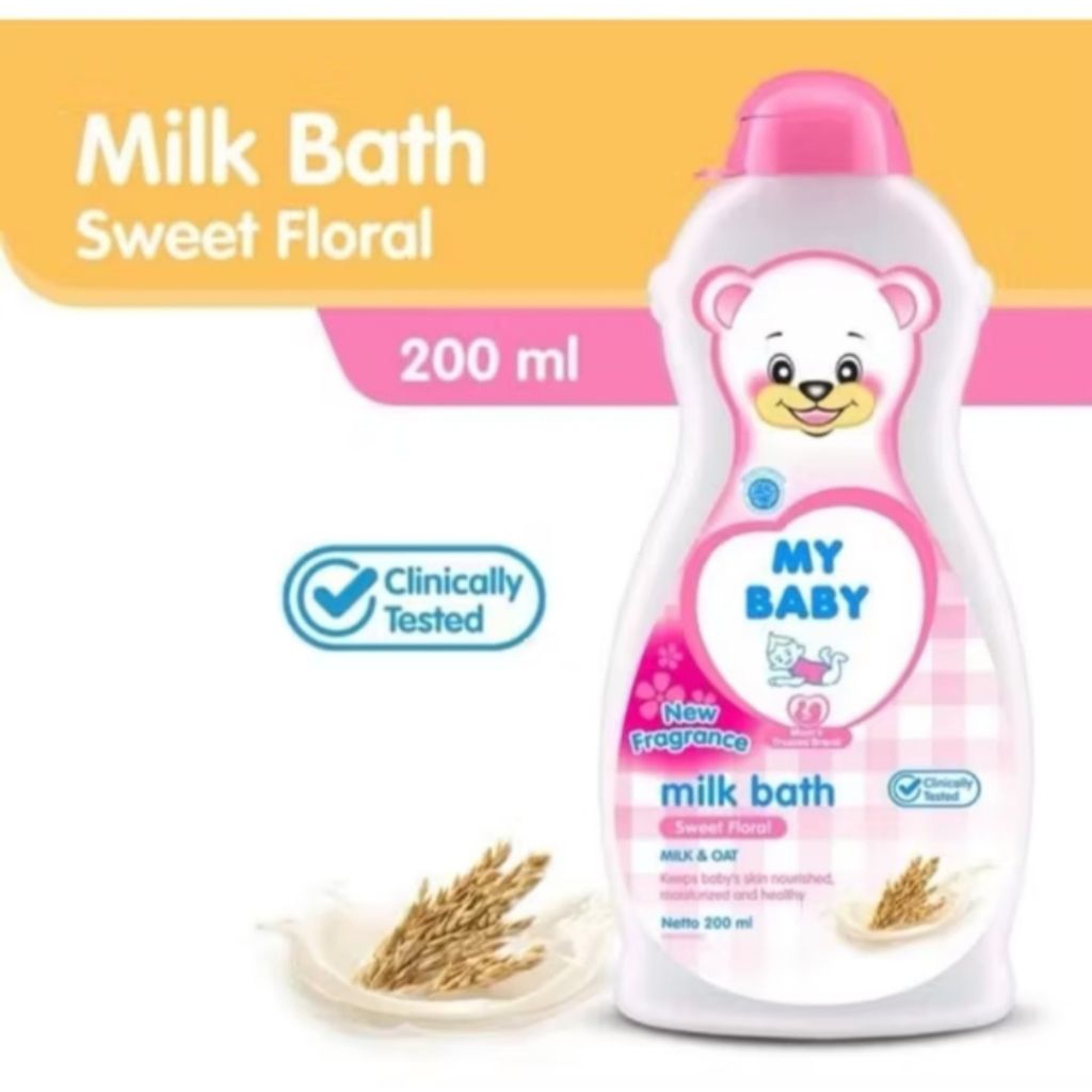 Jual MY BABY MILK BATH SWEET FLORAL 200ML | Shopee Indonesia