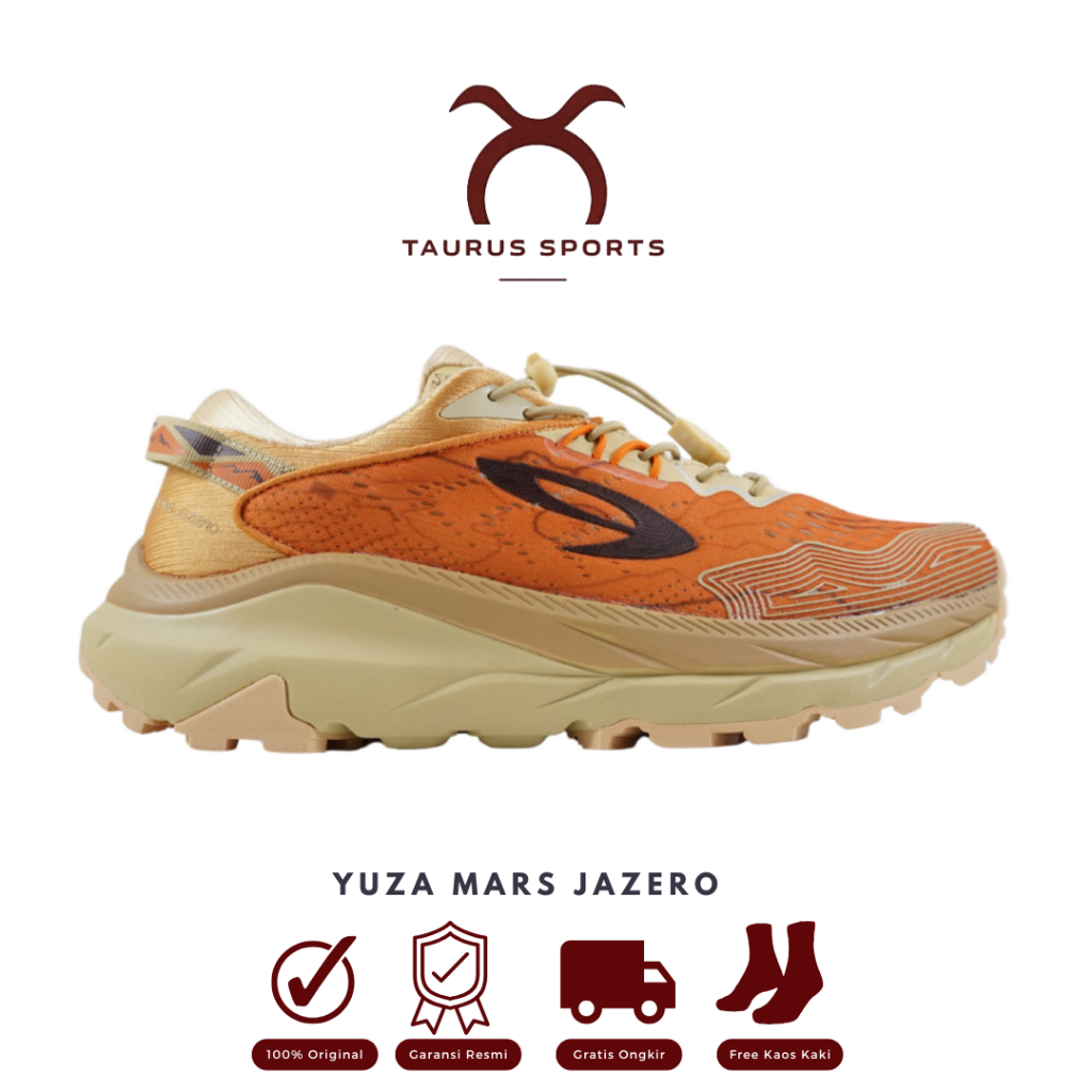 Jual 910 Nineten Sepatu Trail YUZA MARS JEZERO - COKELAT-TAN/KHAKI ...