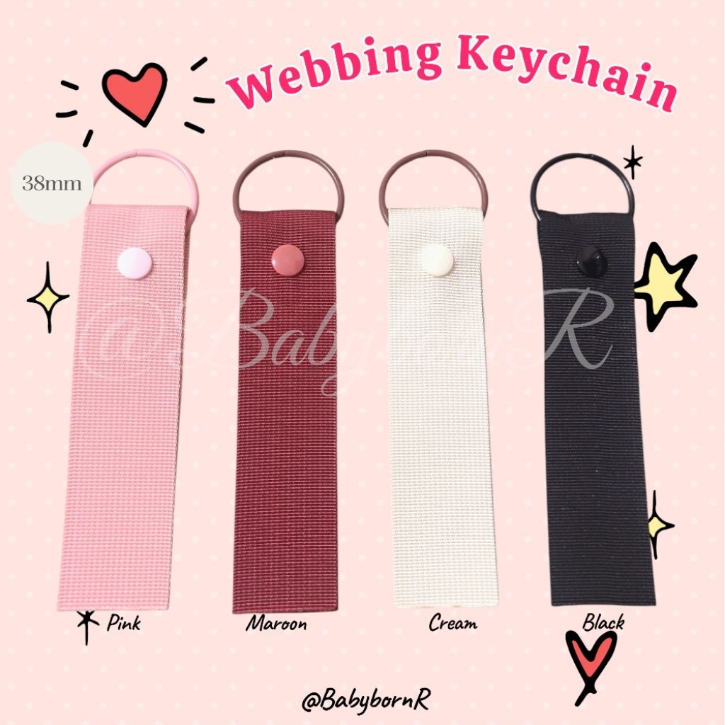 Jual Webbing Keychain Nylon 3.8cm | Shopee Indonesia