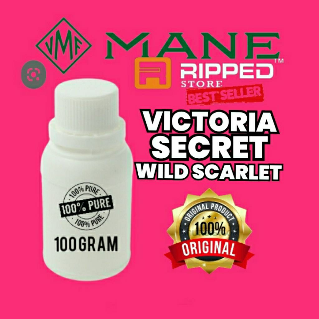 Jual 100ML Bibit Parfum Murni Victoria Secret Wild Scarlet Original ...