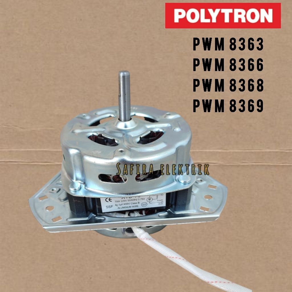 Jual DINAMO PENGERING POLYTRON 8 Kg PWM 8363, 8366, 8368, 8369 / MOTOR SPIN MESIN CUCI 2 TABUNG ...