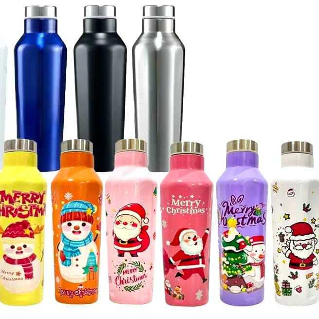 Jual { GC }Botol Termos Kantor Coffee & Ice Vacuum Insulated Motif ...
