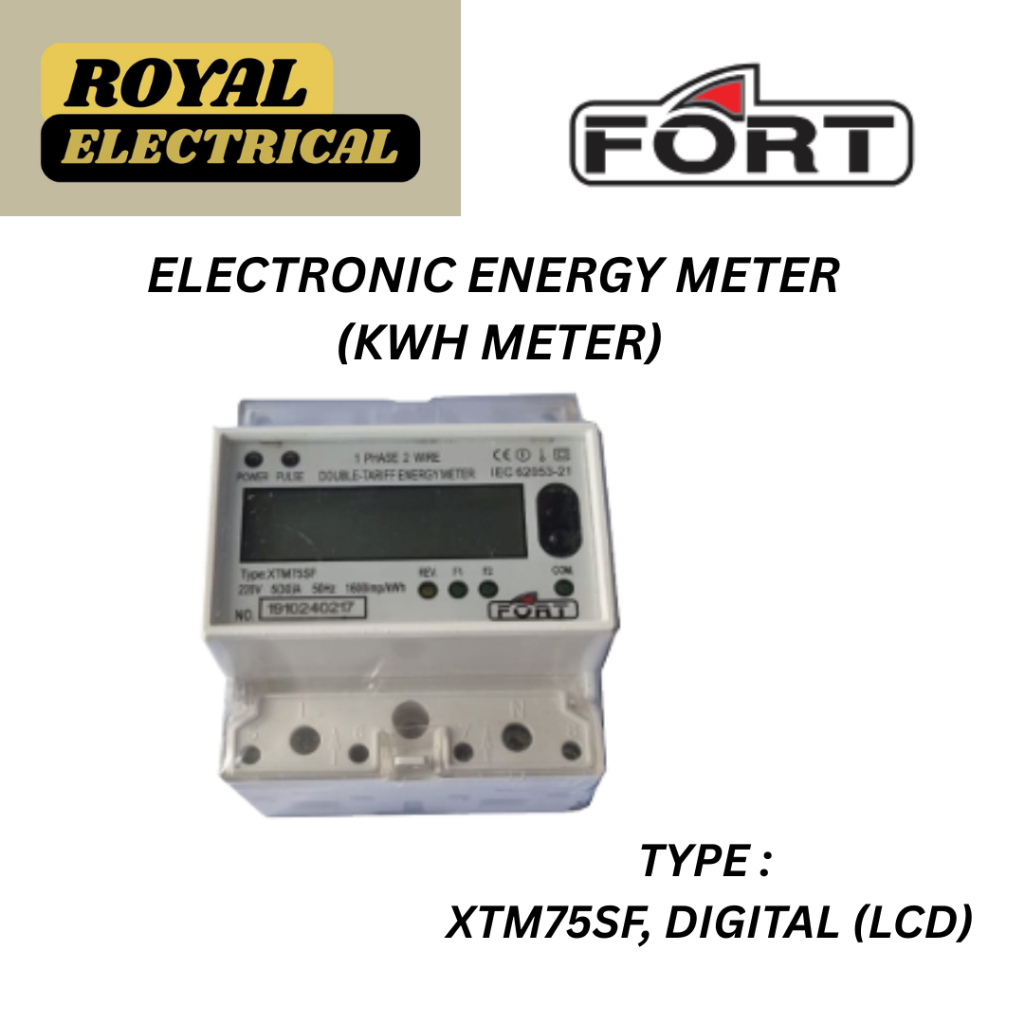 Jual FORT KWH METER / MULTI RATE/ DOUBLE TARIF /1PHASE /2W/ 50Hz - Type ...