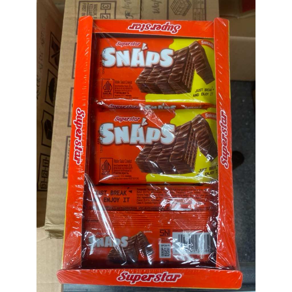 Jual Superstar snap wafer dan coklatnya yang tebal | Shopee Indonesia