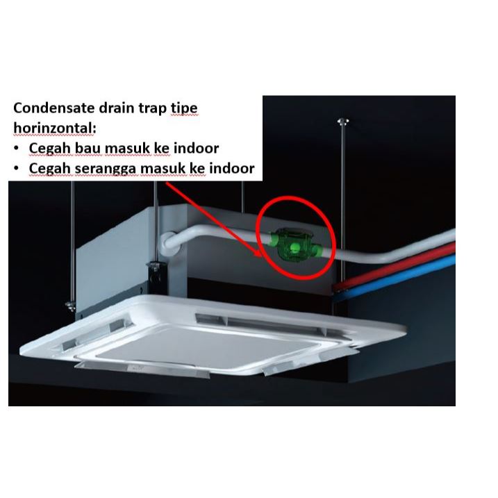 Jual WIPCOOL PT-25 vertical type condensate drain trap pipa air AC ...