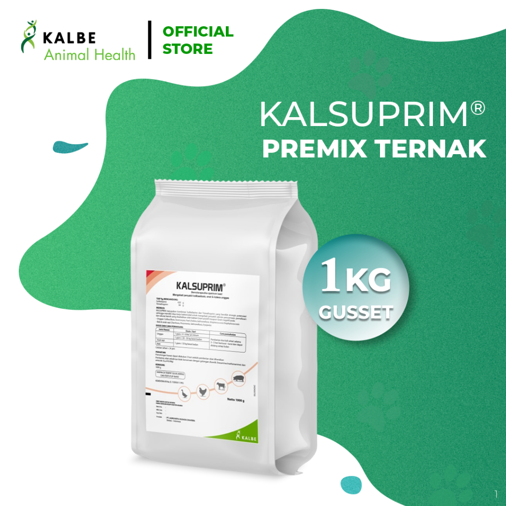 Jual KALBE KALSUPRIM PREMIX TERNAK GUSSET 1 KG GUSSET - Kemoterapeutika ...